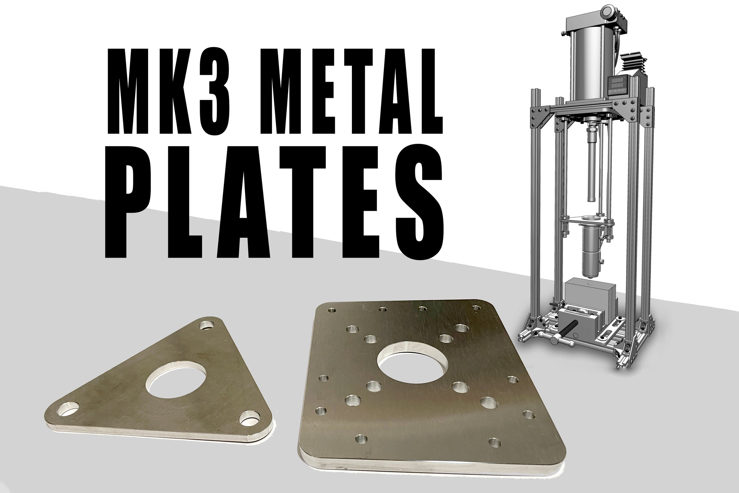MK3 Injection Molding Machine Metal Plates | Buster Beagle 3D