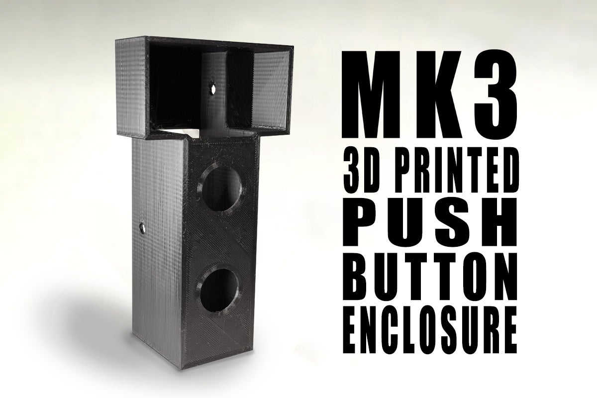 3D Printed Push Button Enclosure | Buster Beagle 3D