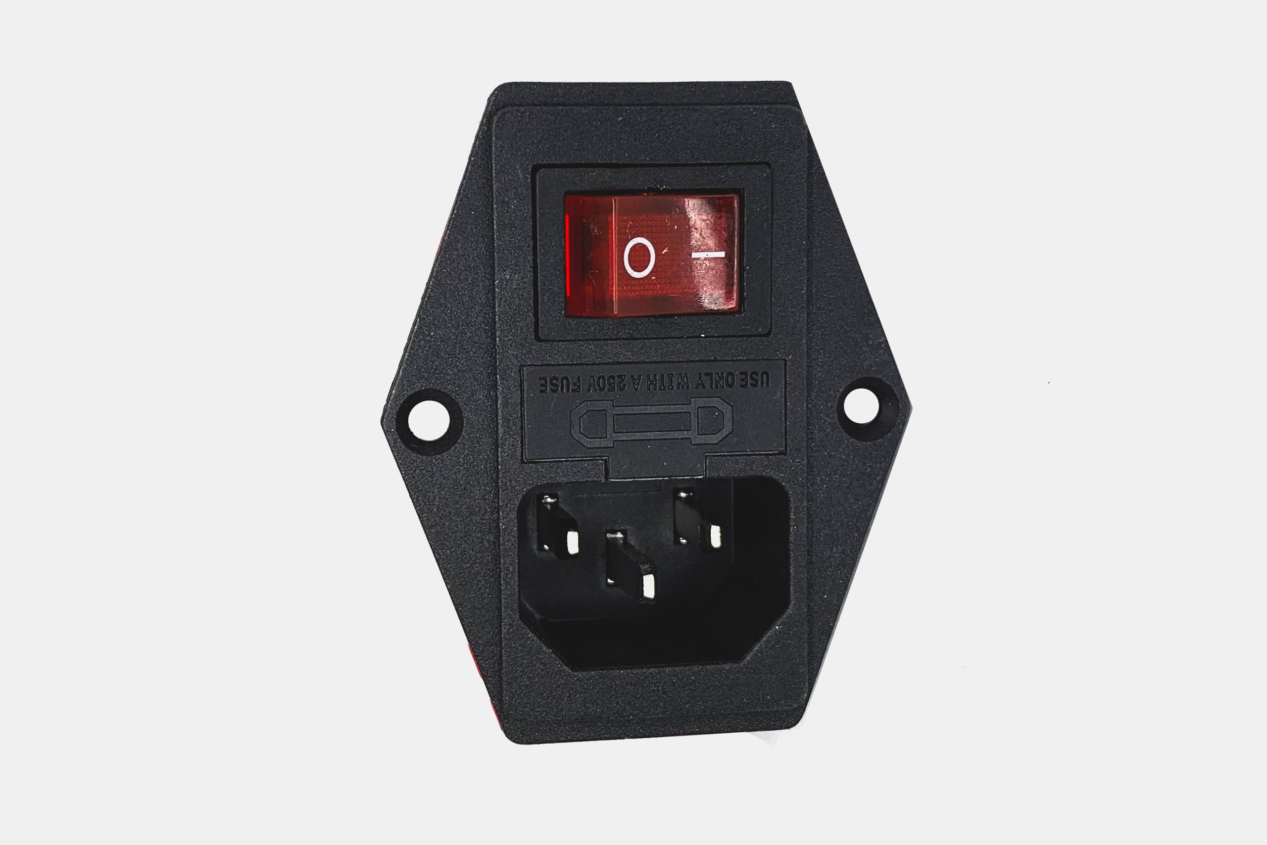 250V/110V Power Triple Outlet Socket 10A Power Supply Switch with Fuse ...